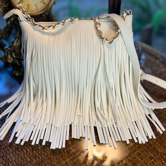 Bags | Fringe Western Boho Crossbody Bag Fringe On Both Sides ...